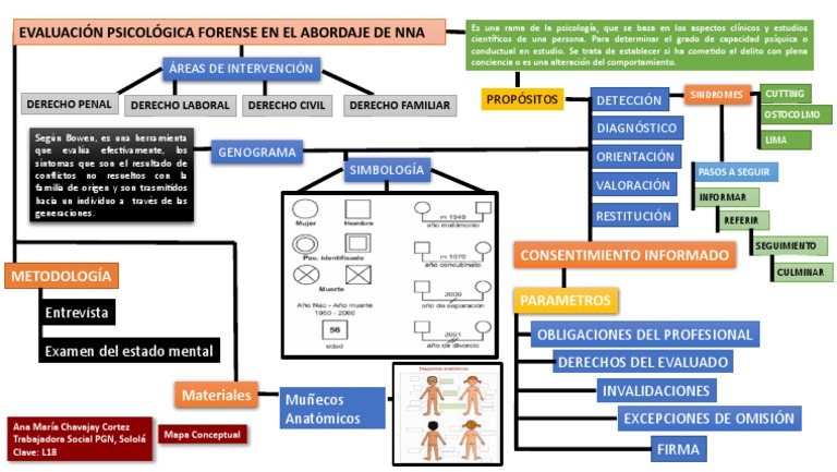 Mapa Conceptual Modulo II | PDF | Sicología | Evaluacion psicologica