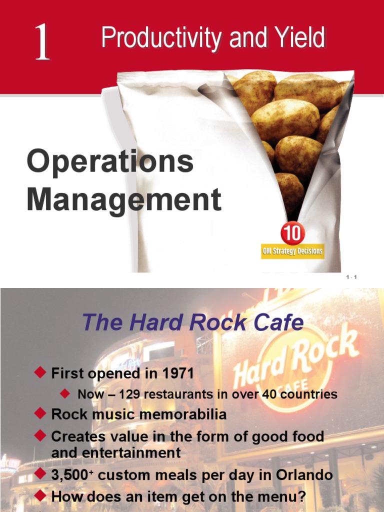 Productivity and Yield: Operations Management | PDF | Business Process ...