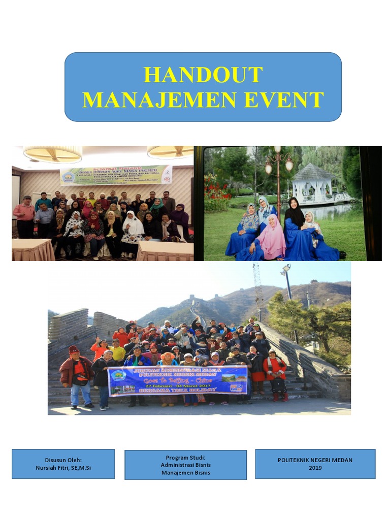 Handout Manajemen Event MICE | PDF