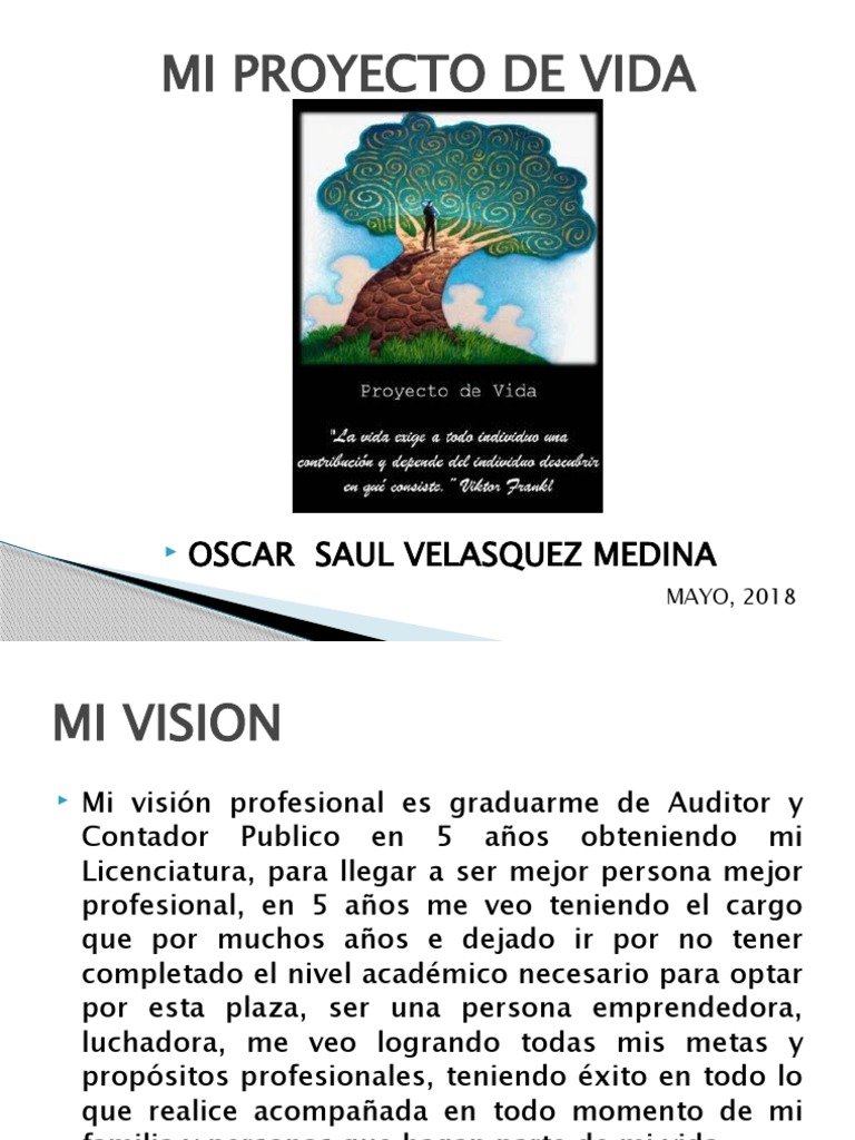 Mi Proyecto de Vida | PDF