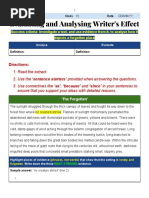 IGCSE Descriptive Writing Guide | PDF