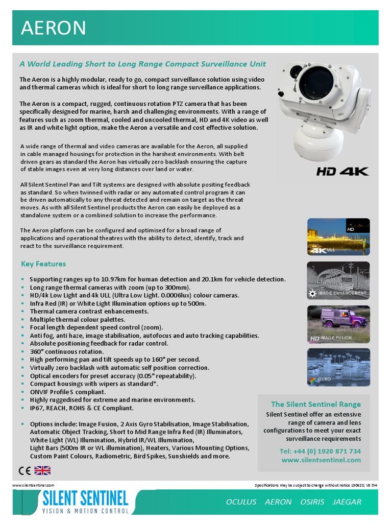 Aeron: A World Leading Short To Long Range Compact Surveillance Unit ...