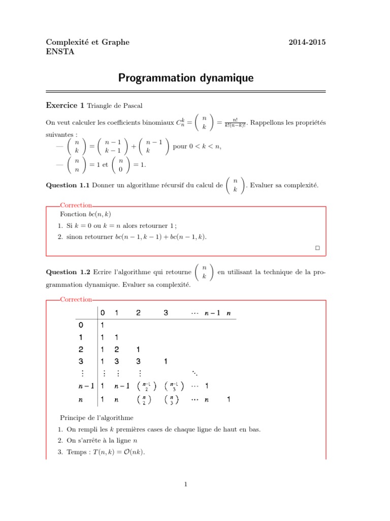 TD Corr Dynamique | PDF | Matrice (Mathématiques) | Analyse mathématique