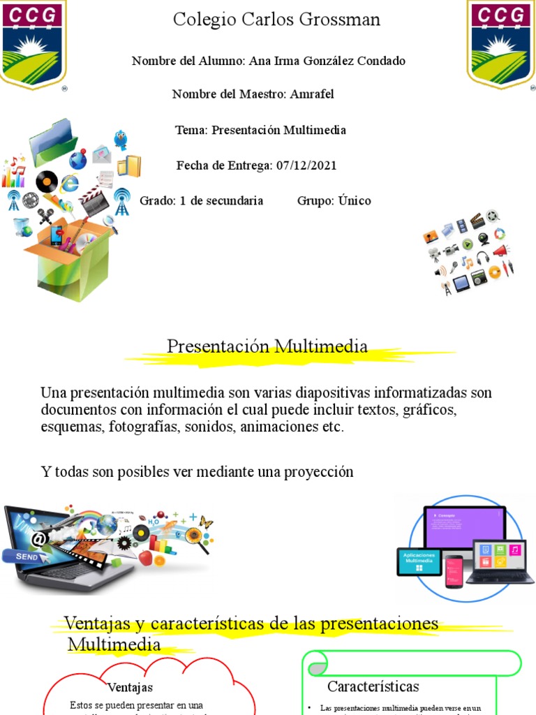 Presentacion de Multimedia | PDF | Multimedia | Informática