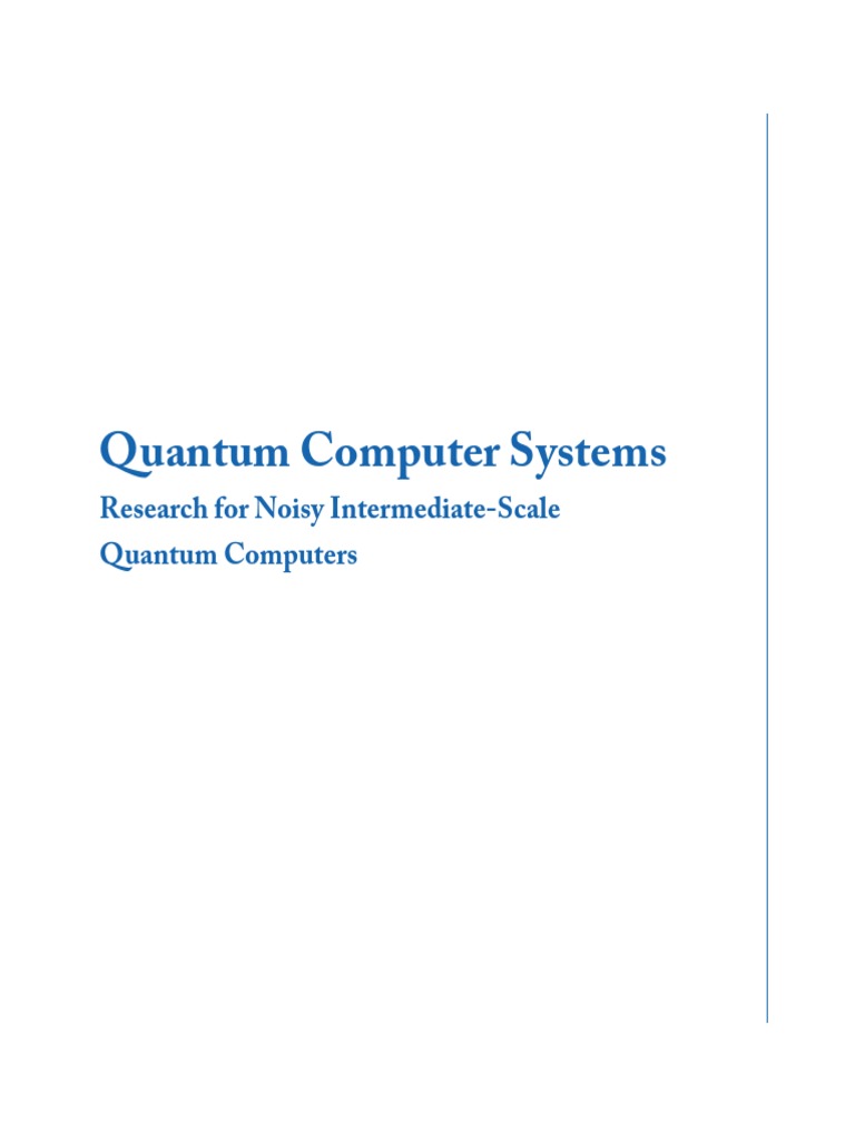 Quantum Computer Systems | PDF | Quantum Computing | Matrix (Mathematics)