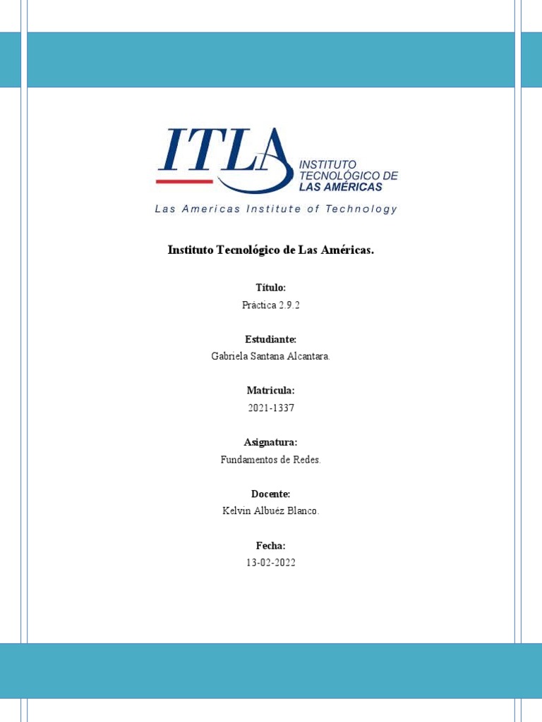 Configuración Básica De Switches Y Pcs Pdf Dirección Ip