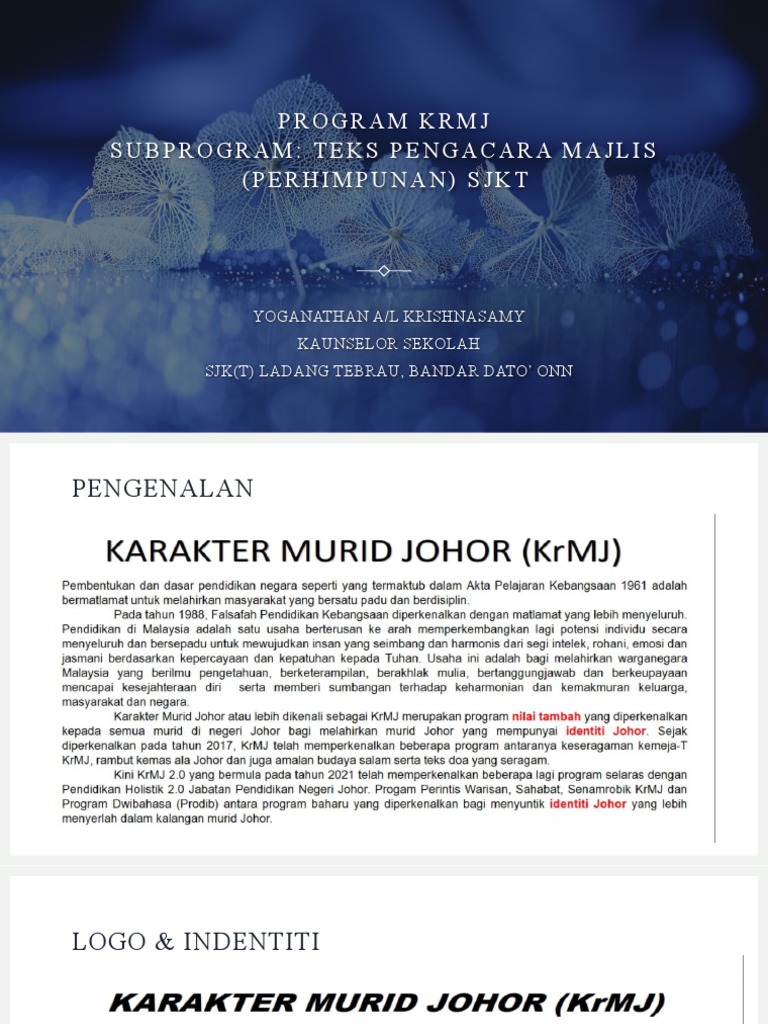 PROGRAM KRMJ | PDF