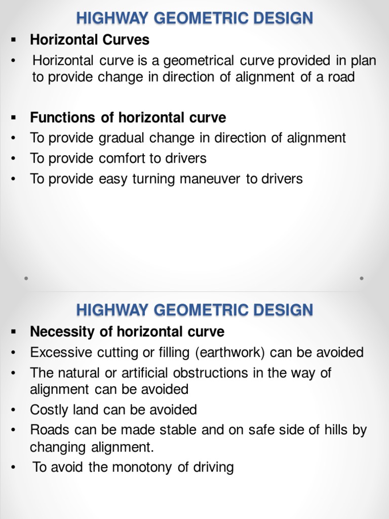 Highway Curve Design Guide | PDF | Acceleration | Road