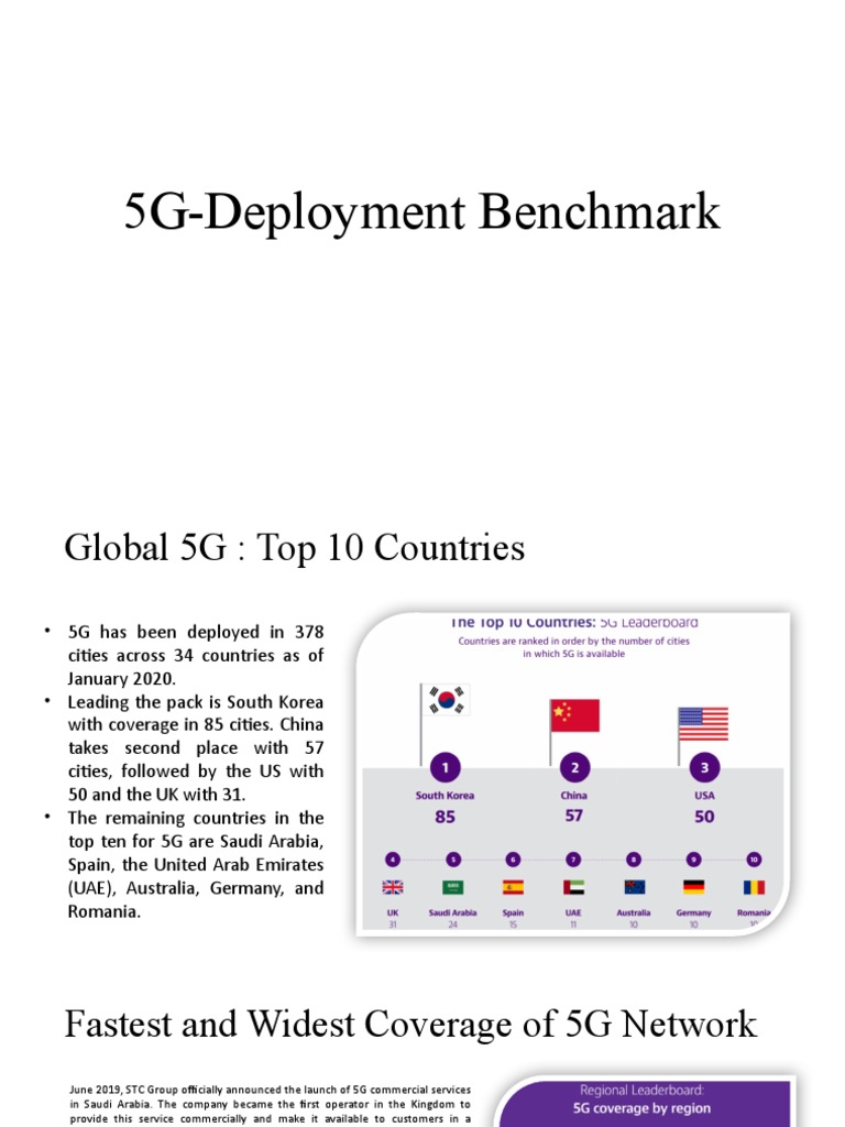 5G Deployment Benchmark | PDF | 4 G | Extremely High Frequency