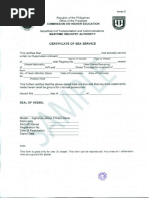 Certificate of Sea Service Template | PDF | Business