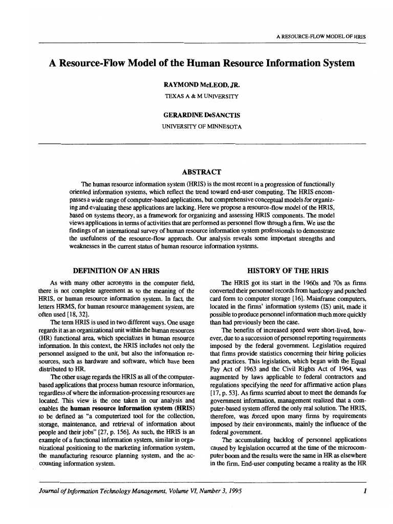 Hris Flow Chart | PDF