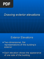 Drafting Elevations and Sections Guide | PDF