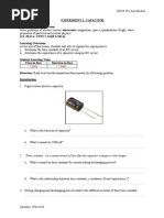 SP025 - Pre Lab Question | PDF | Diffraction | Resistor