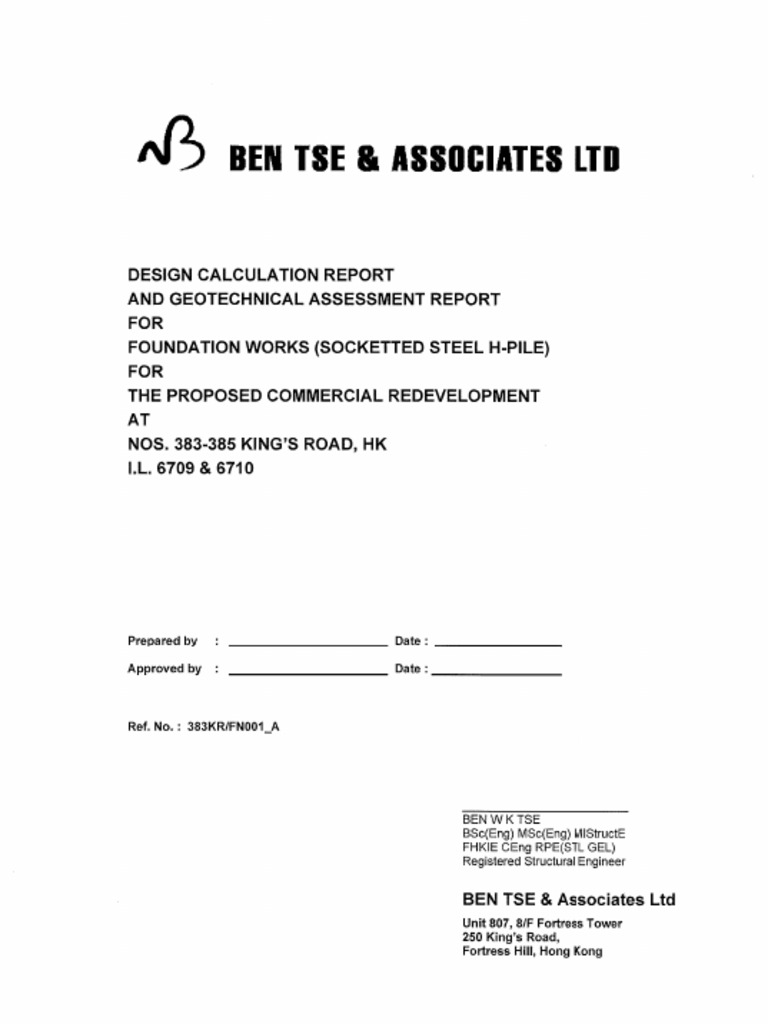Hong Kong Ben Tse Foundation Design Report | PDF | Disability | Pressure