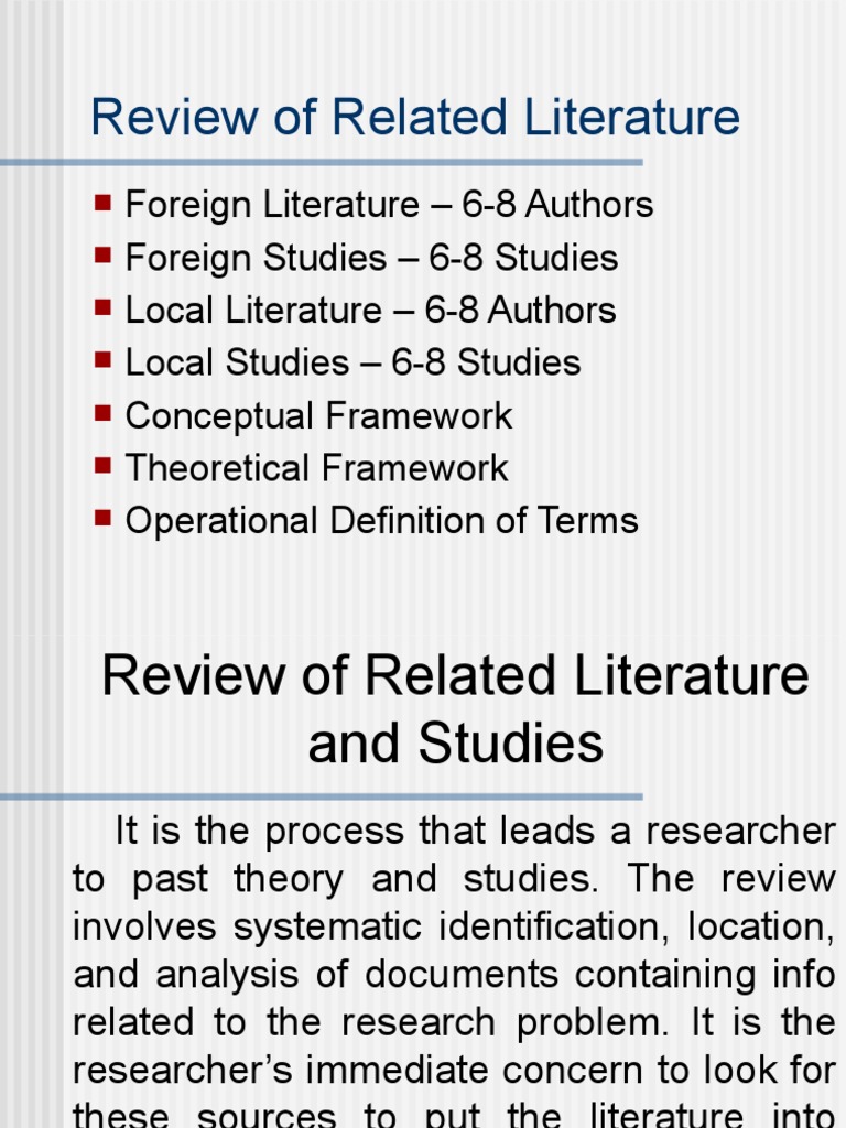 A Comprehensive Review of the Literature and Theoretical Frameworks for ...