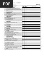 SHE Inspection Checklist | PDF | Forklift