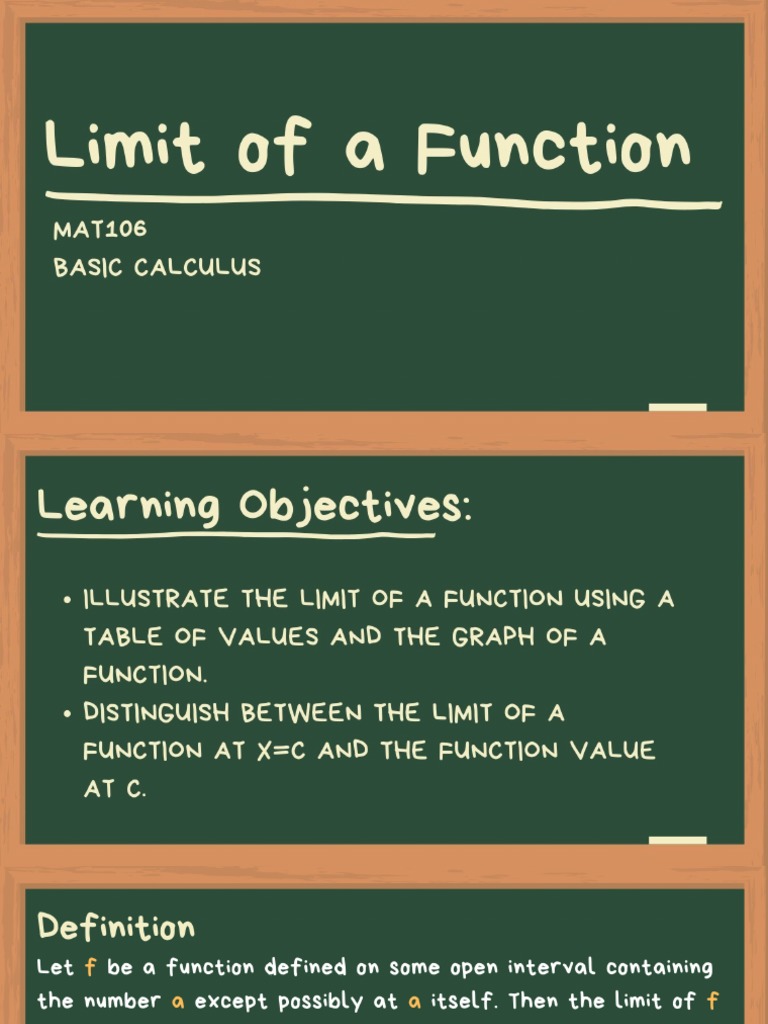 Limit of A Function | PDF | Computers | Technology & Engineering