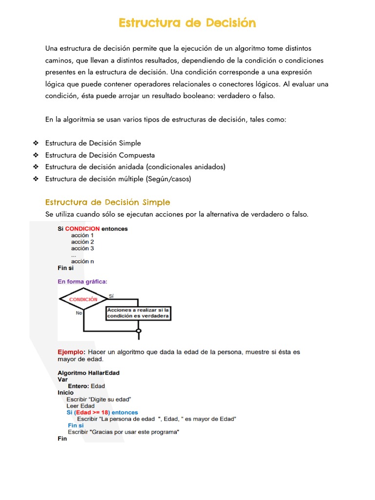 Estructura de Decisión | PDF