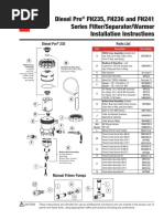 Fuel Pro Installation Instructions FH230 Series Filter / Separator ...