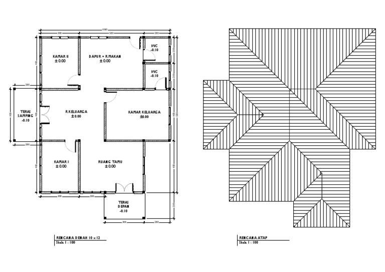 Denah + Model Atap | PDF