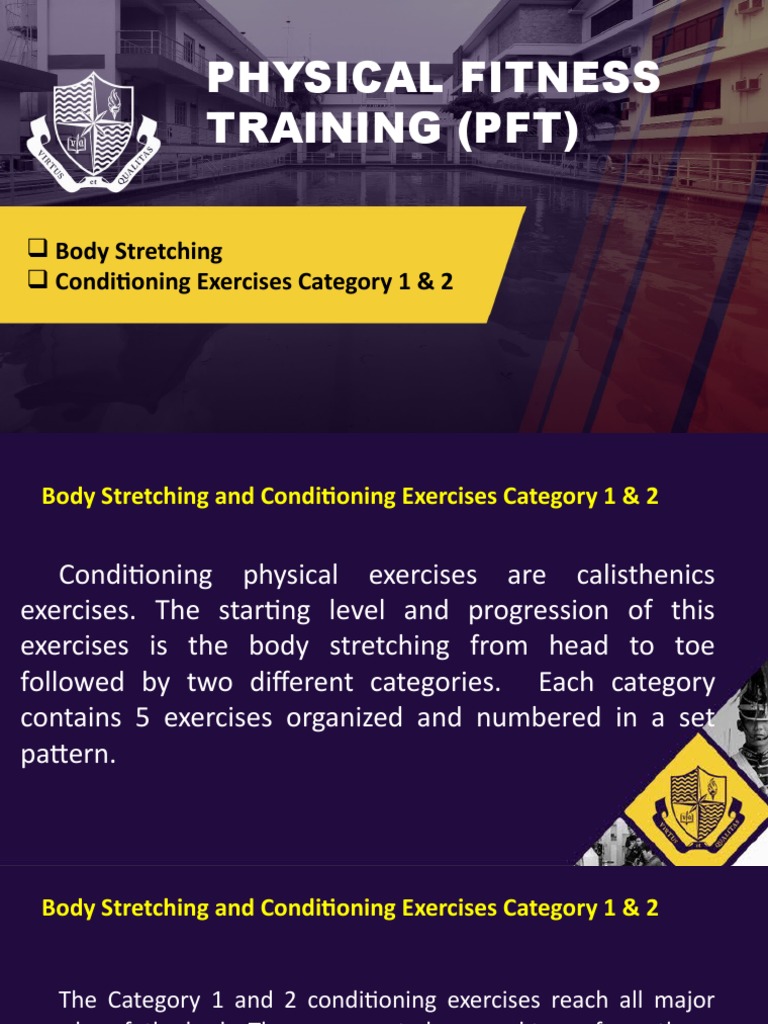 Physical Fitness Training (PFT) : Body Stretching Conditioning ...