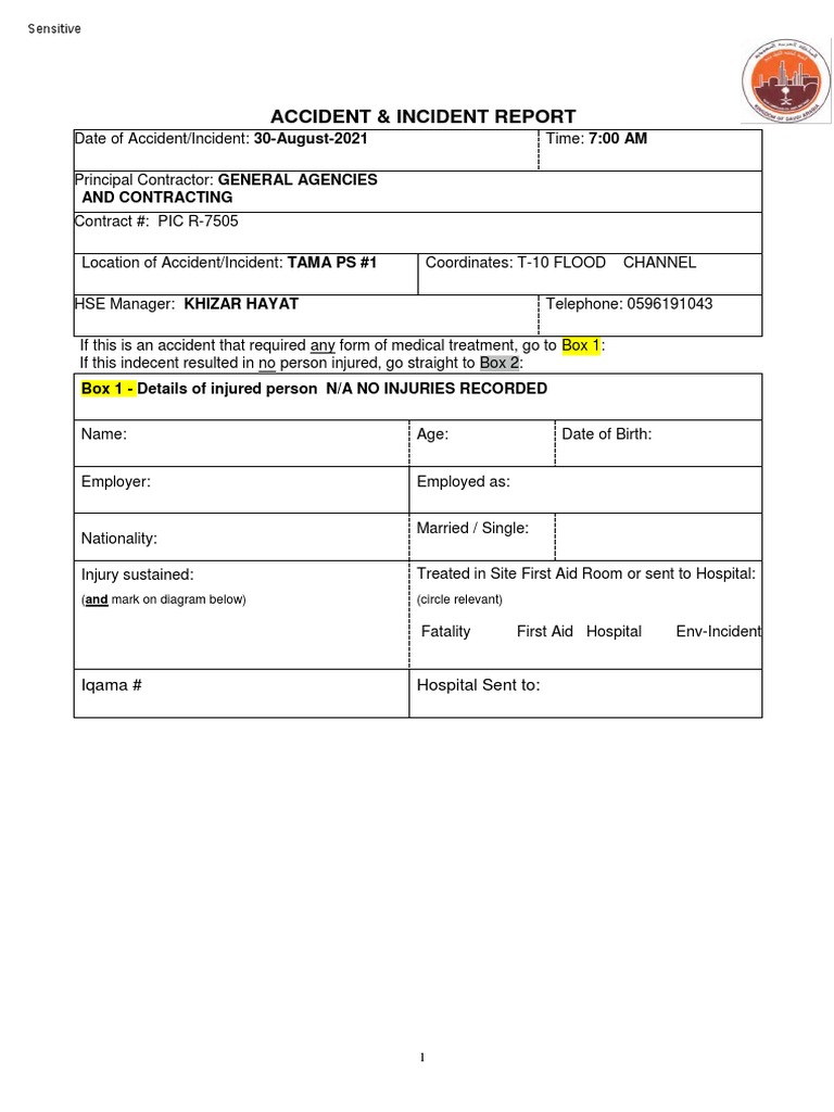 Dump Truck Incident Report - Aug 2021 | PDF | Traffic Collision ...