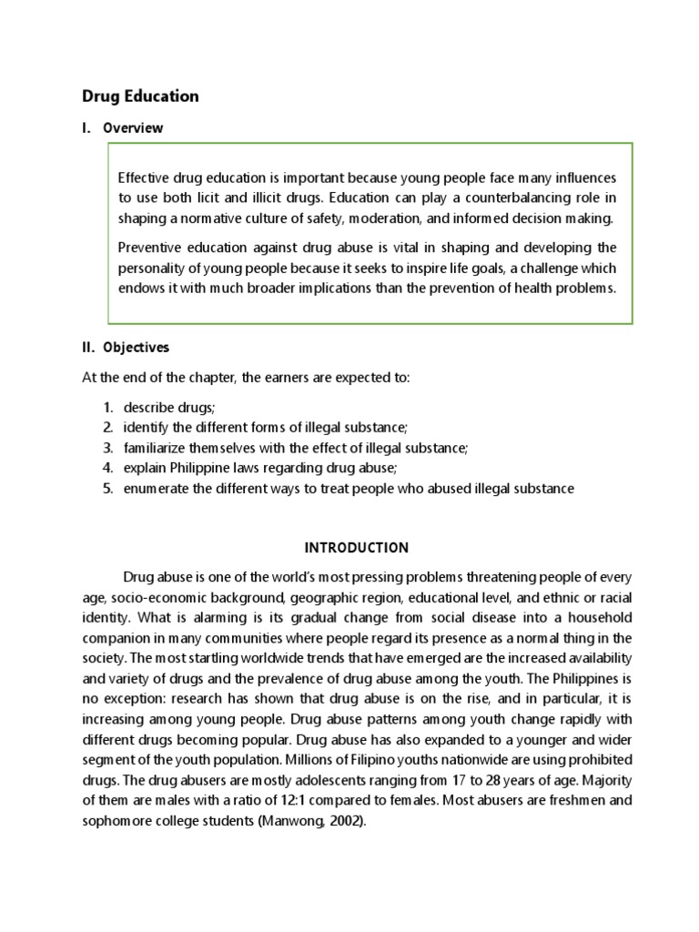 Drug Education | PDF | Medical Prescription | Substance Abuse