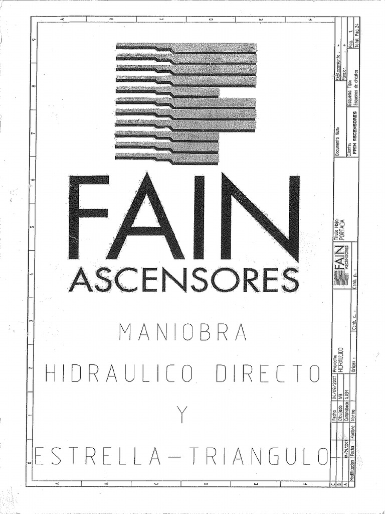 Esquema de Fain Hidraulico | PDF