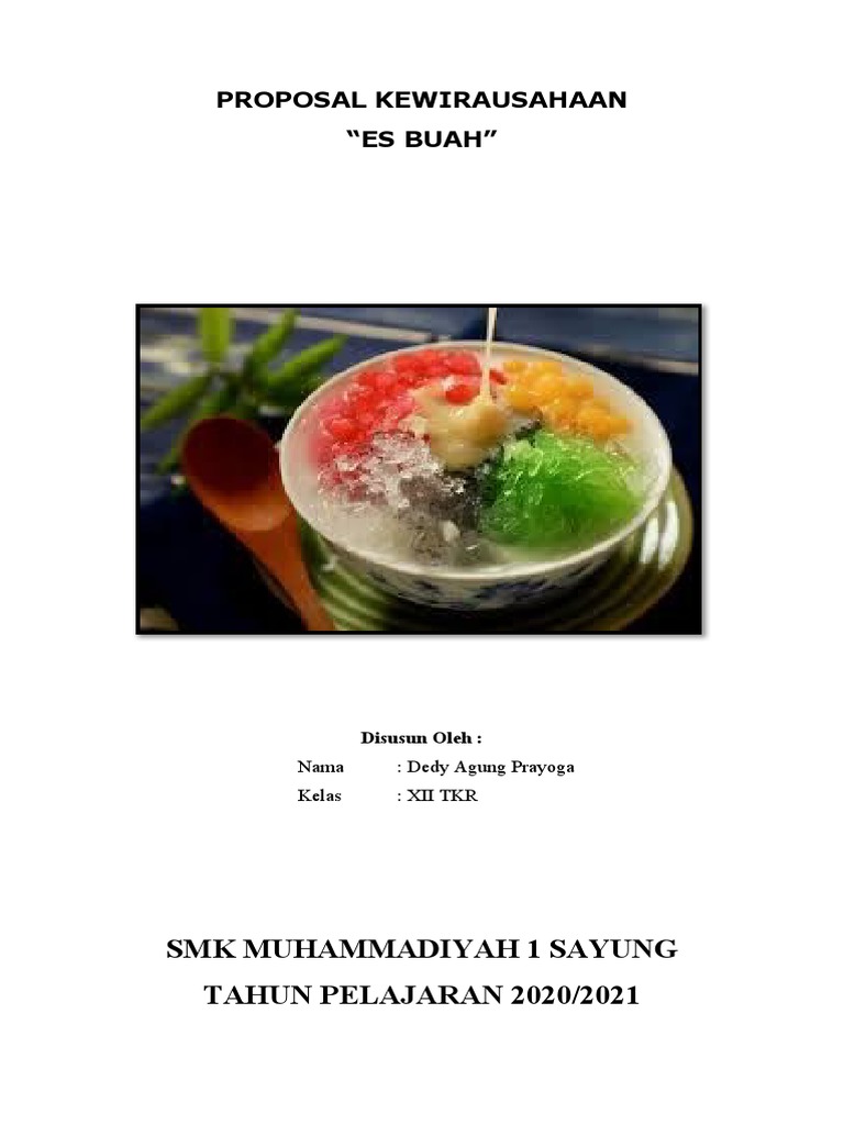 Proposal Es Campur | PDF