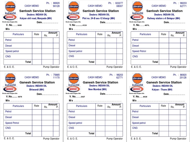 Car Petrol Bill 1 | PDF | Vehicles | Transport
