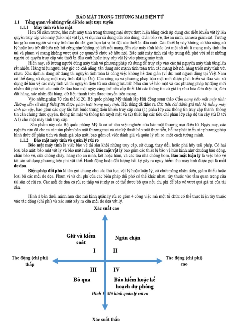 SÁCH THAM KH O BẢO MẬT TRONG THƯƠNG MẠI ĐIỆN TỬ SV | PDF