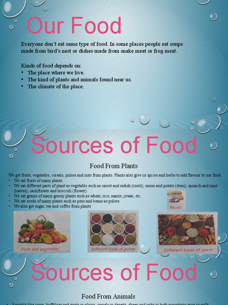 Our Food | PDF | Foods | Vegetables