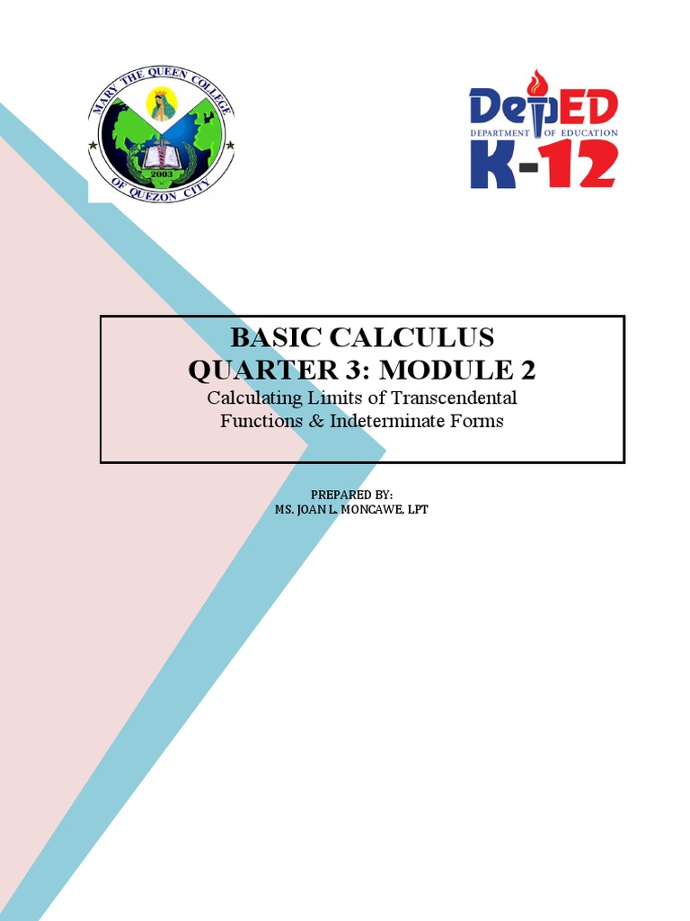 Q3 - Mod 2 (Calculating Function) | PDF | Trigonometric Functions ...