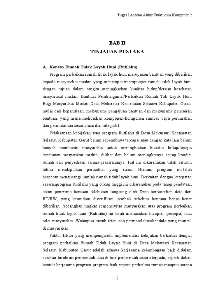 Program Rutilahu di Garut | PDF