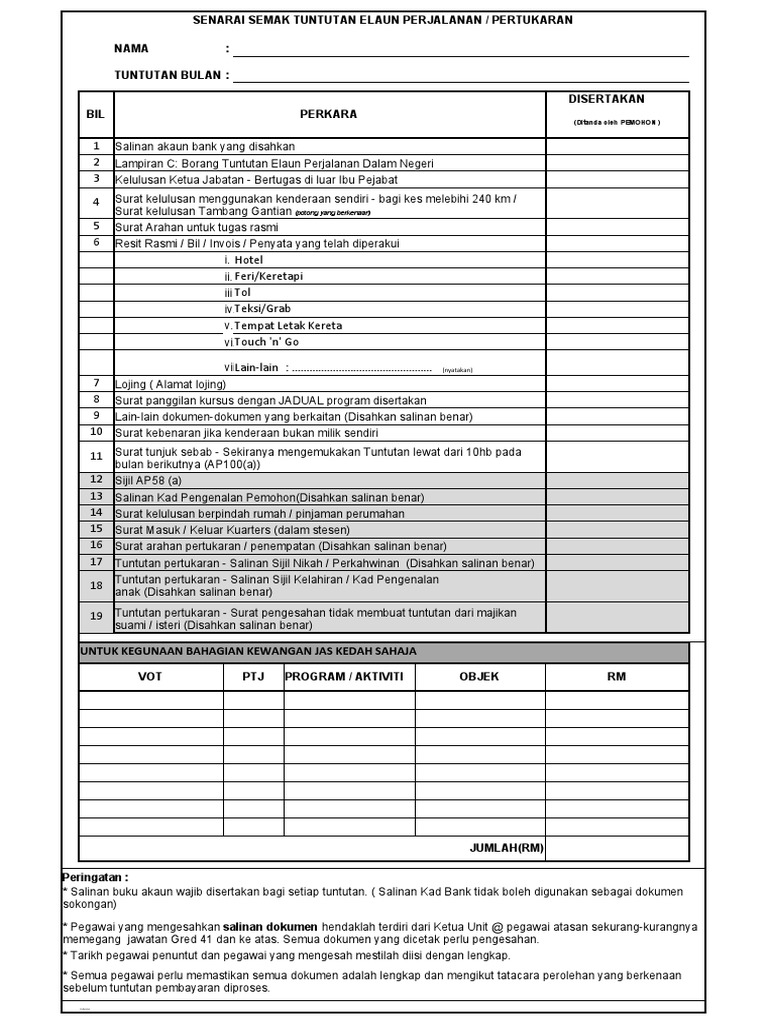 1.borang TNT 2021 Terkini Berdasarkan Pindaan WP1.4 Pada 1 Mac 2021 | PDF