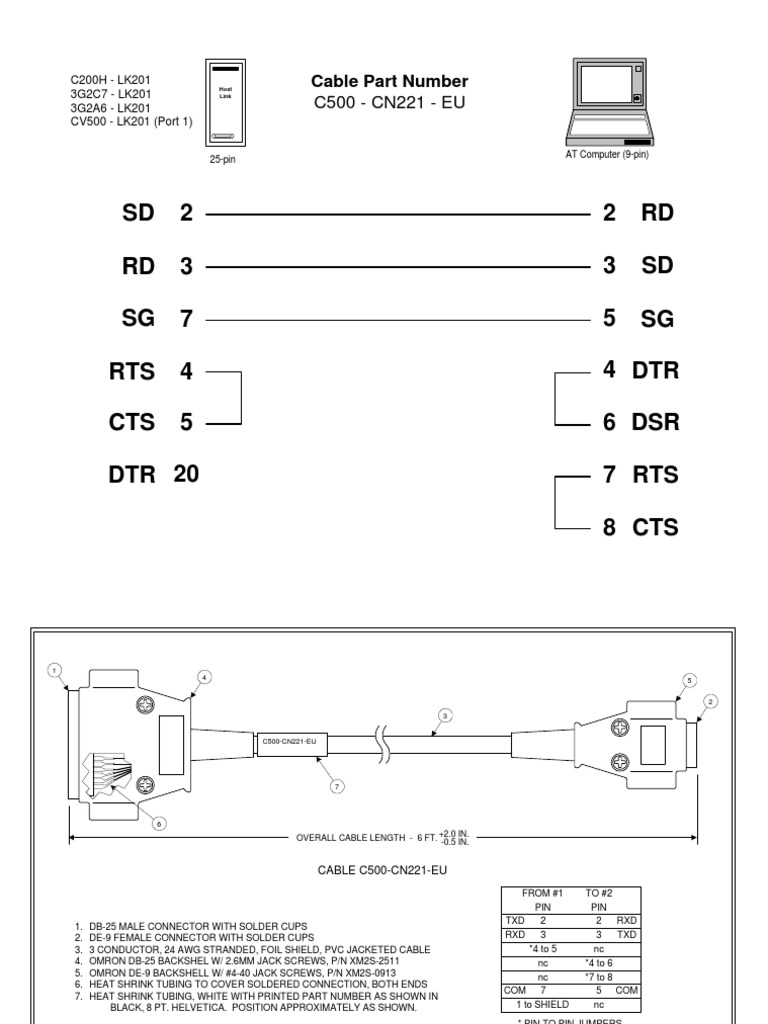 Cable Omron | Electrical Connector | Equipment