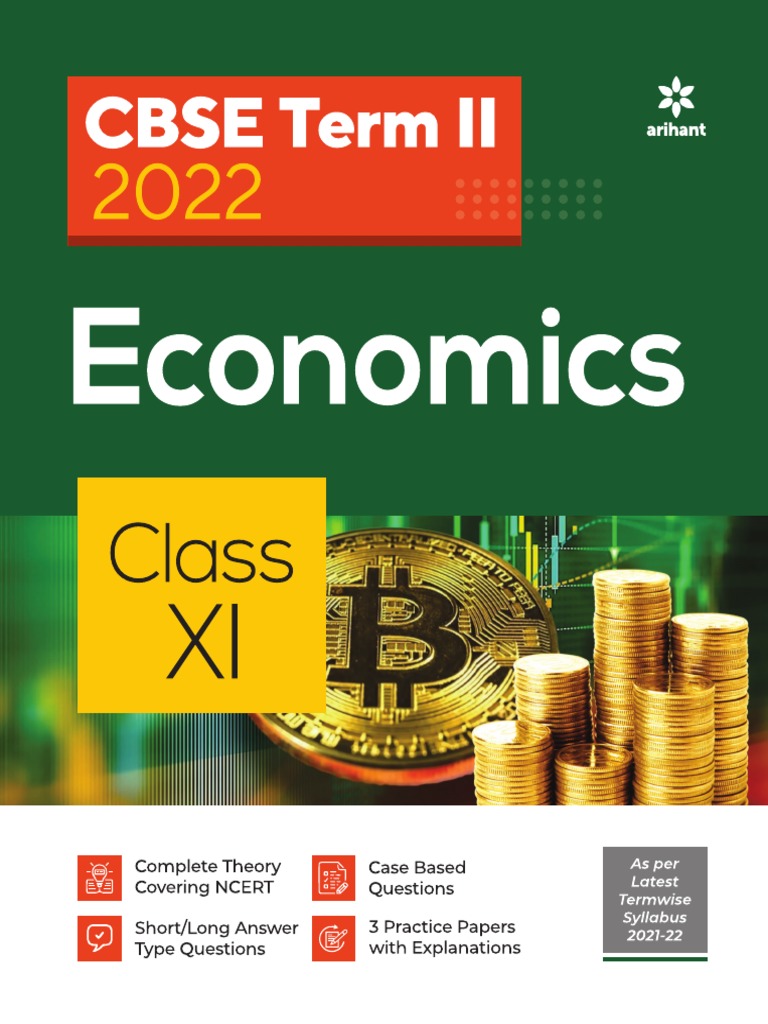Arihant CBSE Economics Term 2 Class 11 Book PDF | Download Free PDF ...