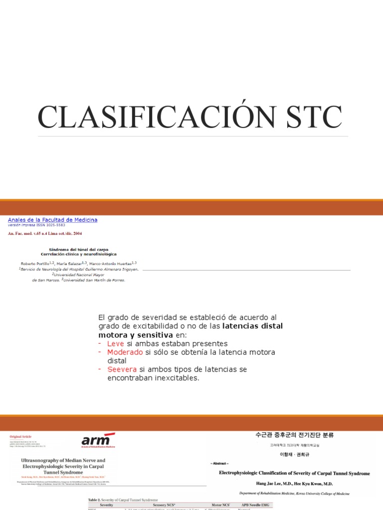 Clasificacion STC | PDF