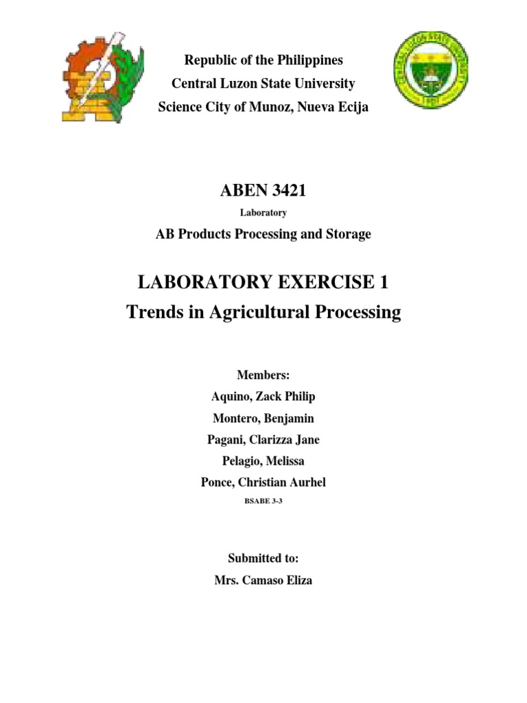 Laboratory Exercise 1 | PDF | Agriculture | Maize