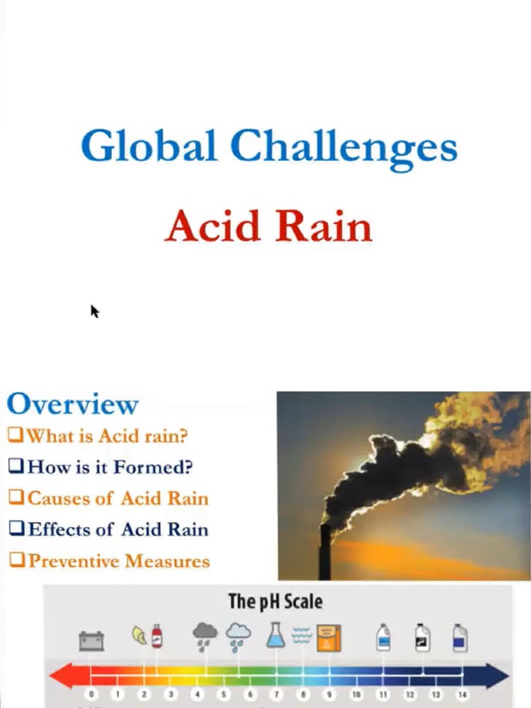 Acid Rain | PDF | Chemistry | Physical Sciences