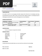 Marriage Biodata - Word Format | PDF