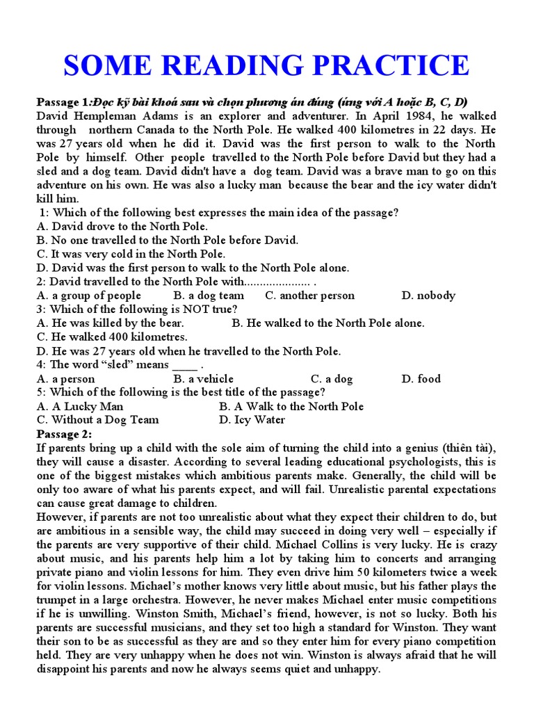 Some Reading Practice | PDF | Sun | Stars
