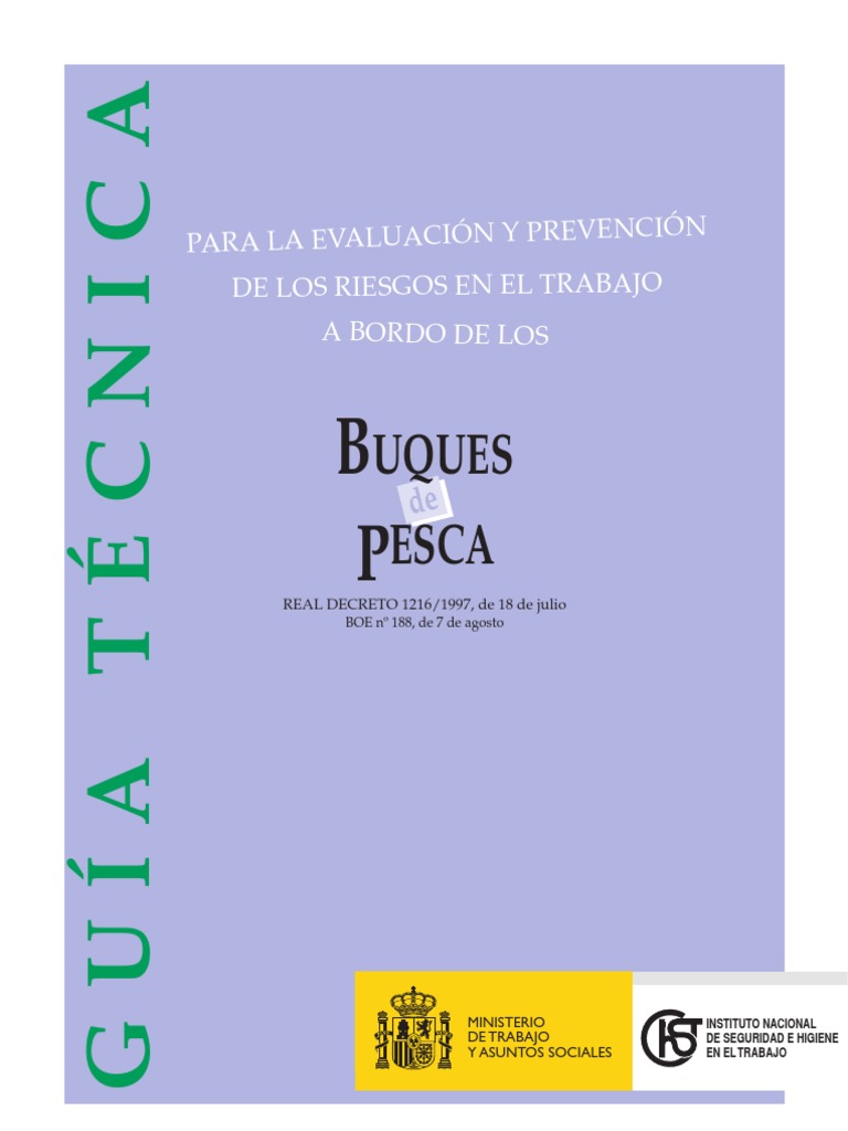 Evaluación y Prevención de Riesgos A Bordo en Pesqueros | PDF | Derecho laboral | Regulación