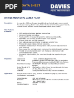 Tds Davies Acreex | PDF | Paint | Materials
