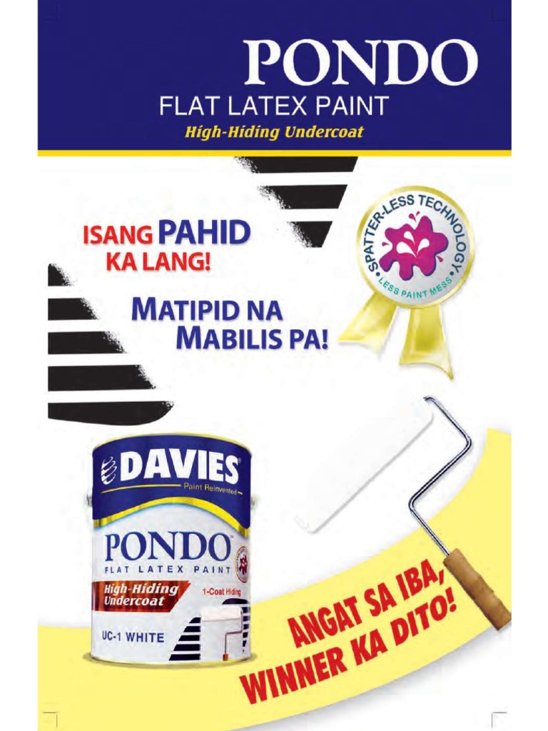 Davies Pondo Flat Latex Paint | PDF