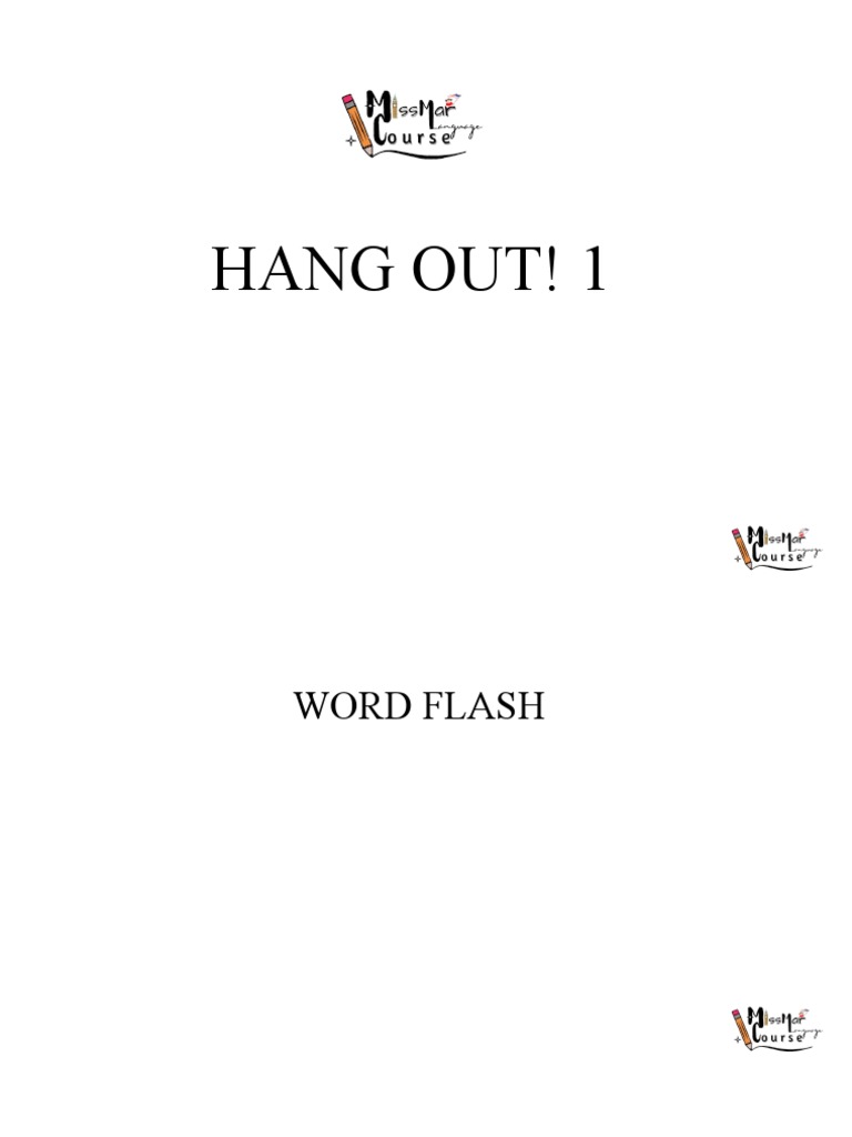 Hang Out! 1 | PDF