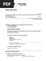 Ardrox 907pb Sds Ver2 | PDF | Toxicity | Dangerous Goods