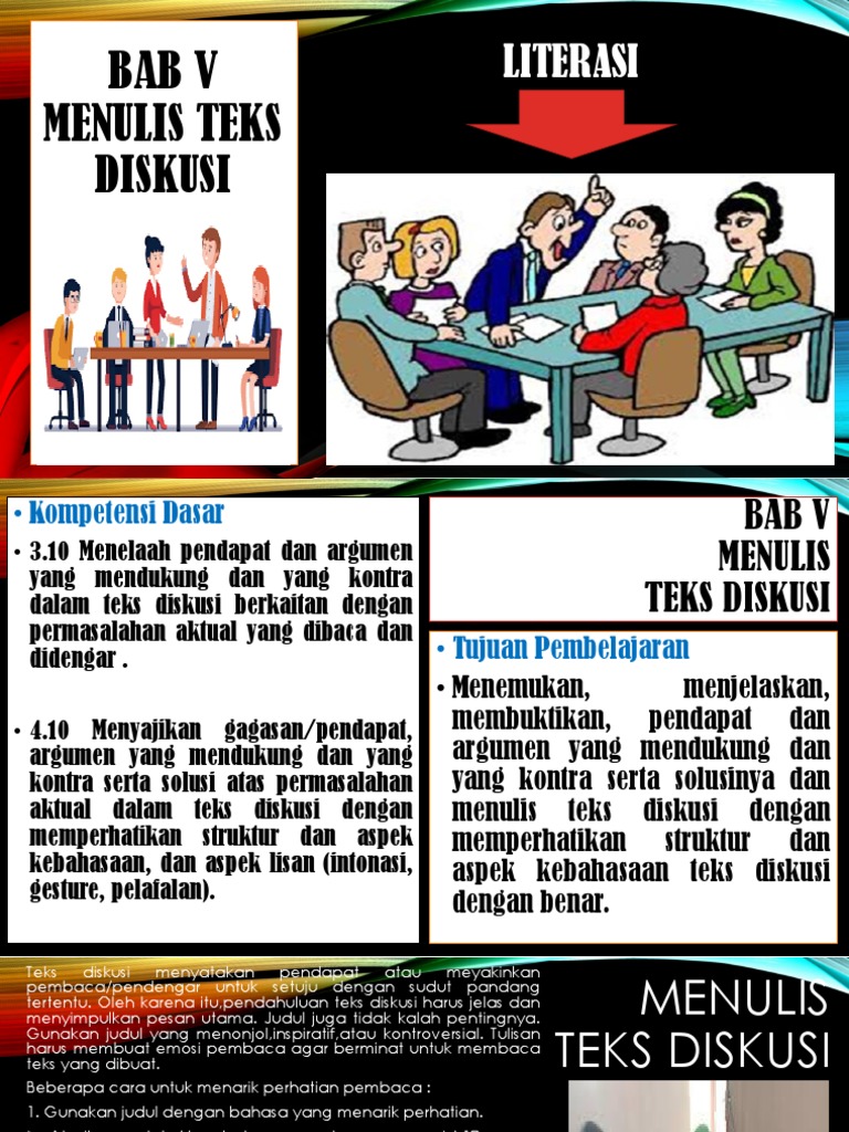 Menulis Teks Diskusi | PDF
