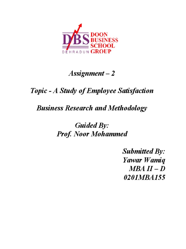 BRM Assignment | PDF