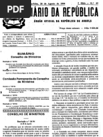 Descrição de Leis e Decreto | PDF | Decreto | Angola